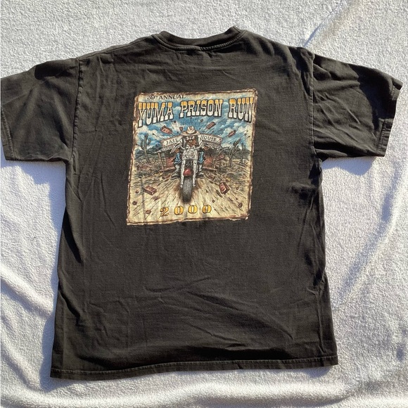 Harley-Davidson | Shirts | Vintage 200 Harley Davidson Yuma Prison Run ...